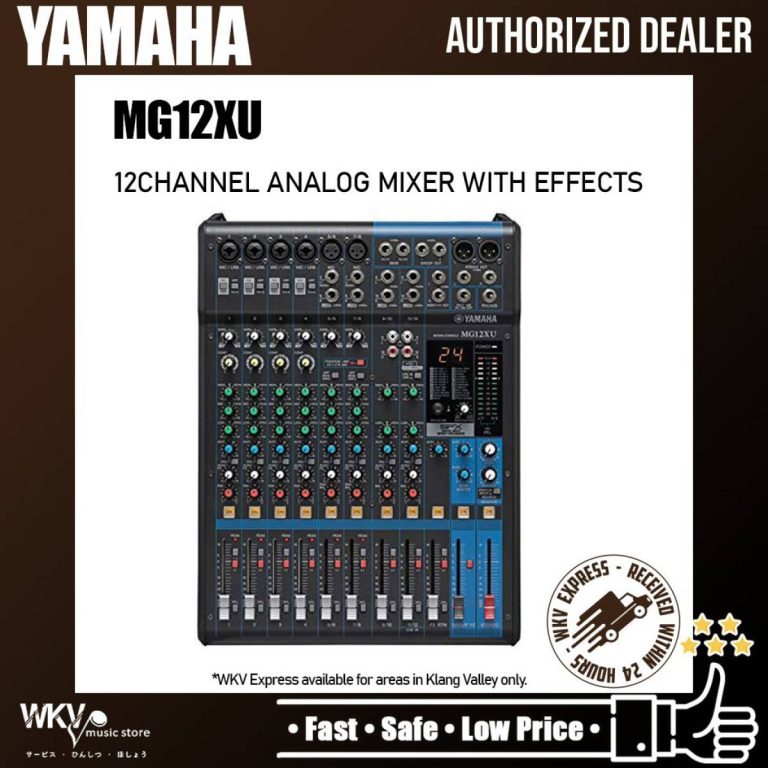 Yamaha MG-12XU 12-Channel Mixer and Effects | WKV Music Store