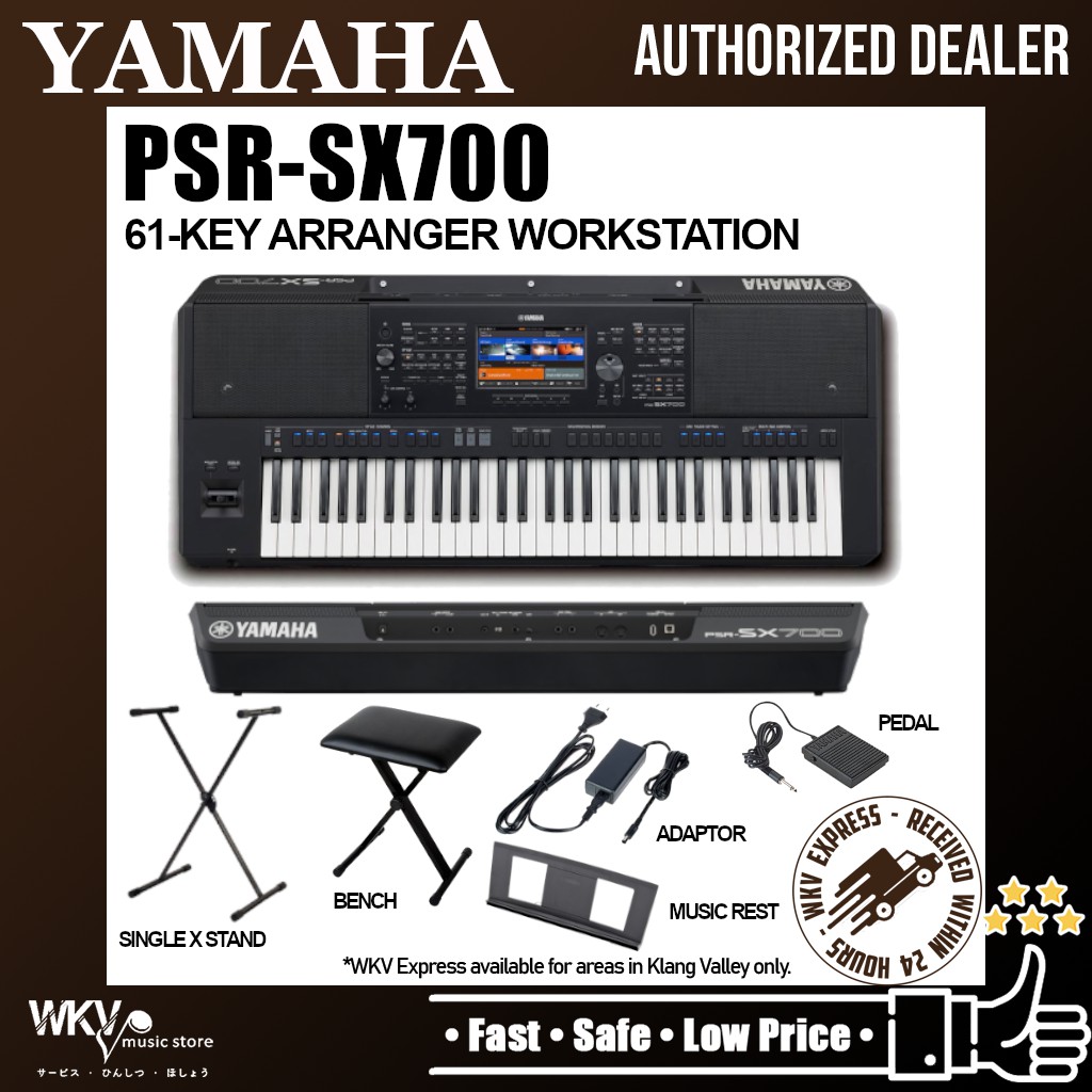 Yamaha PSR-SX700 61-Key Arranger Workstation Keyboard | WKV Music Store