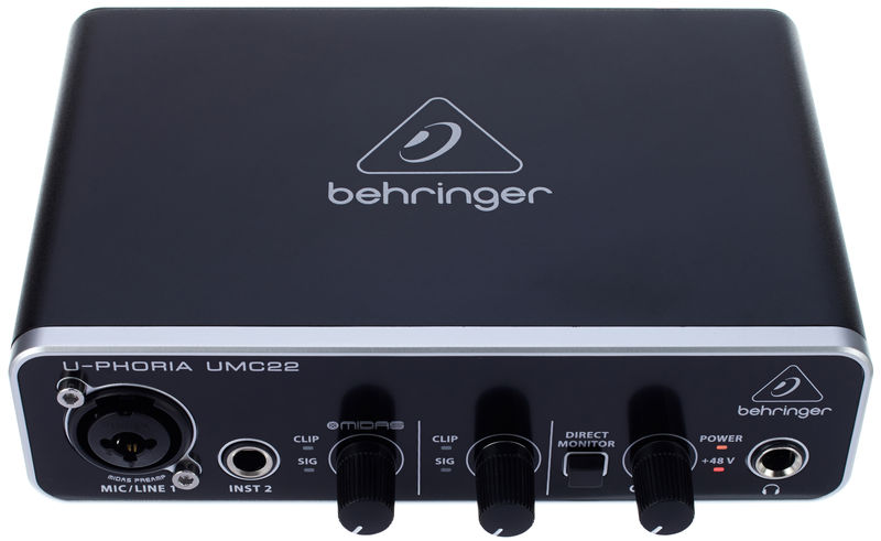 Behringer UMC-22 USB Audio Interface | WKV Music Store